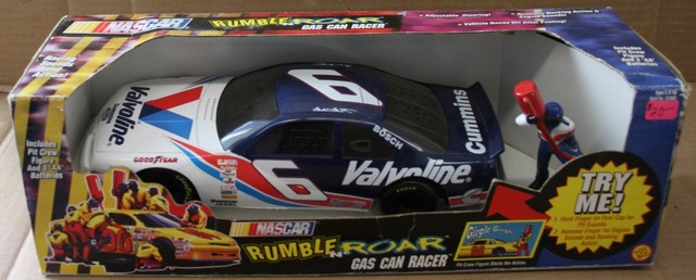 Toy Biz NASCAR Rumble N' Roar Gas Can Racer Valvoline Mark Martin # 6 ...