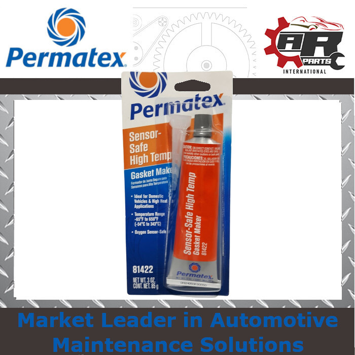 Permatex® - Sensor-Safe High Temp Red Gasket Maker - Sealant - 3oz ...
