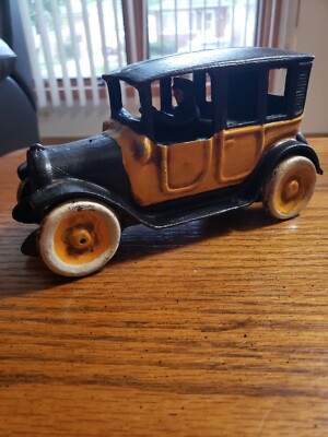Vintage Arcade Cast Iron Yellow Cab Co. 3333 Retro Reproduction Toy Cab ...