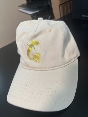 Disney Little Mermaid Ball Cap Ariel Gold Logo Hat Movie Merchandise ...