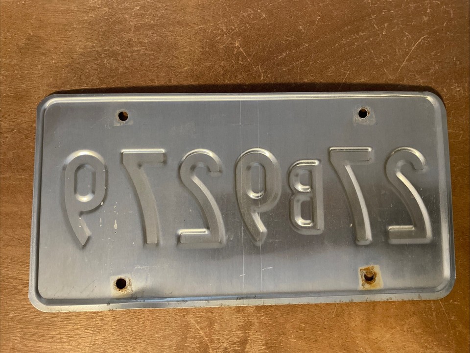 1998 Indiana License Plate Amber Waves Of Grain # 27 B 9279 Grant ...