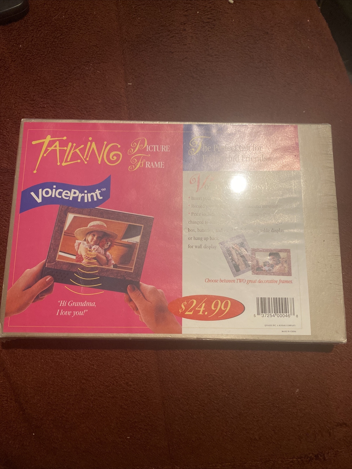 Talking Picture Frame 4X6 New Factory Sealed In Box Voiceprint ...