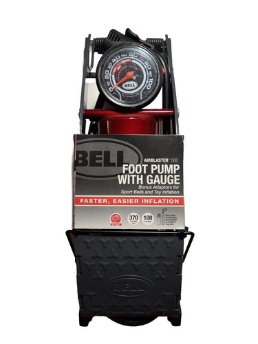 Bell Air Pump Airblaster 500 High Volume Foot Pump With Gauge 100 PSI ...