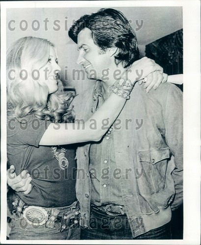 1972 Actor George Hamilton With Wife Alana Press Photo | eBay UK