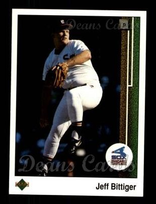 1989 Upper Deck #509 Jeff Bittiger White Sox 8 - NM/MT | eBay