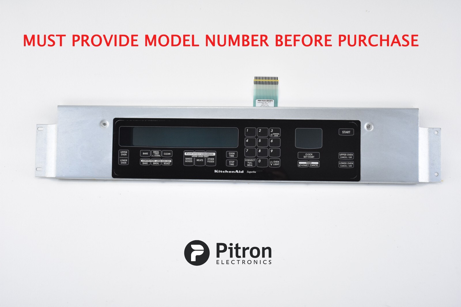 Genuine KITCHENAID Double Oven Touch Panel ONLY # 8302754 (Board not ...