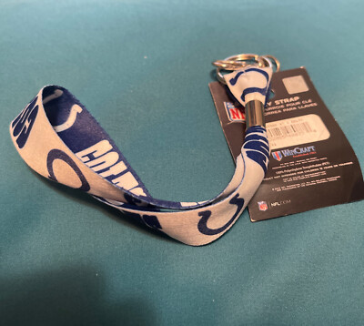 Indianapolis Colts Wristlet Keychain Keystrap Double Sided NFL ...