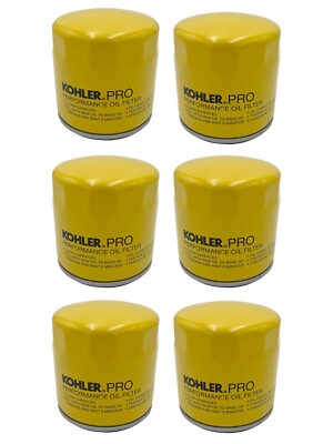 (6) Kohler 52 050 02-S Genuine Oil Filters Lawnmower Part & Accessory ...