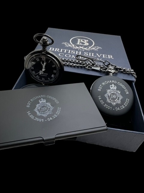 MET POLICE Pocket Watch ID Card Case Engraved Crest Badge Officer Gift ...
