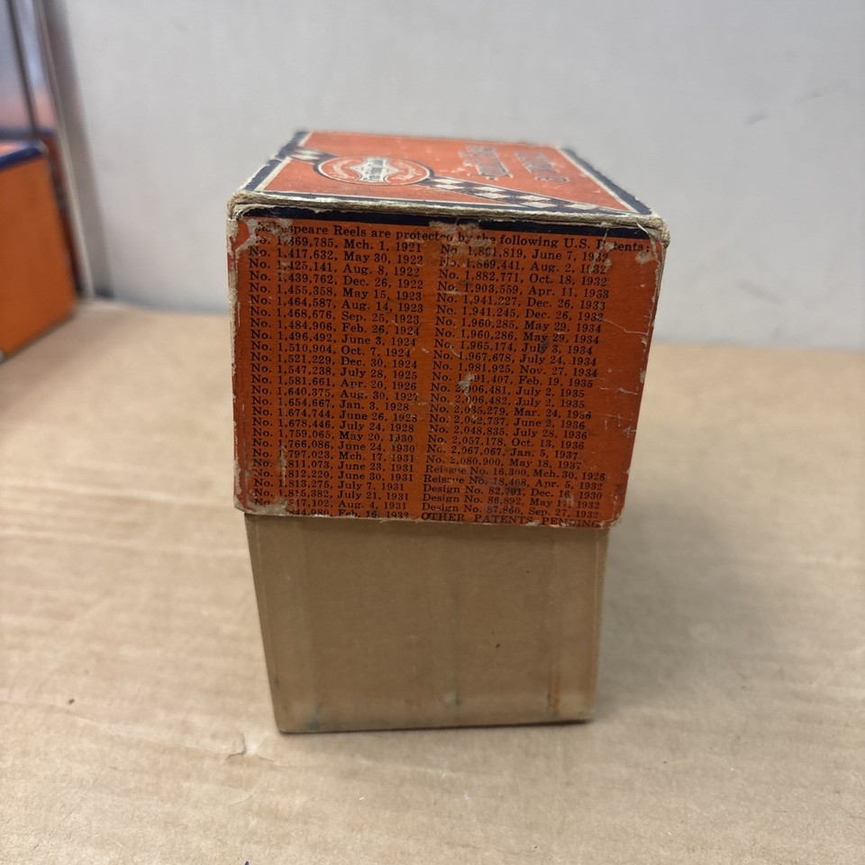 Vintage Shakespeare Imperial 1957 Model HD Fishing Reel With Box | eBay