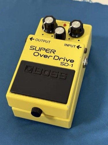 BOSS SD-1 Super Overdrive Guitar Pedal Yellow Used Distortion Effects ...