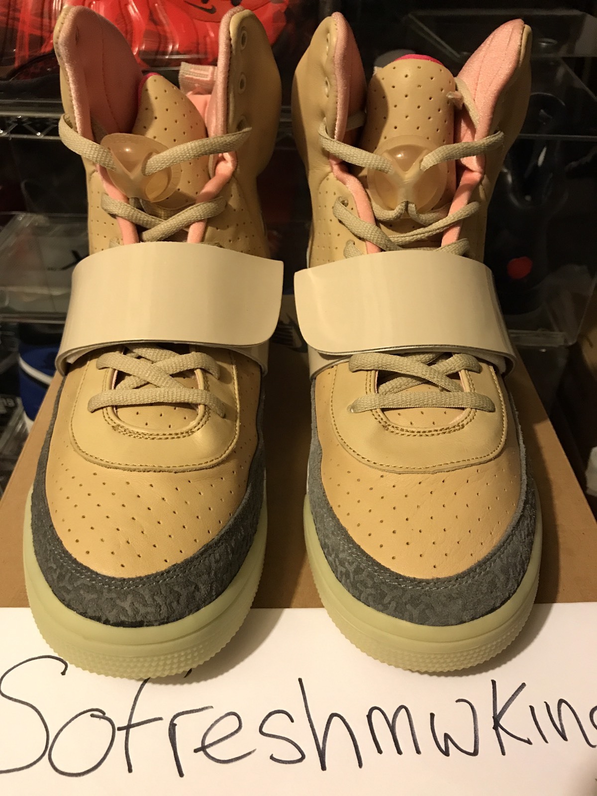 Nike Air Yeezy 1 Set Size 13 Black Pink Blink Zen Tan Jasper Travis ...