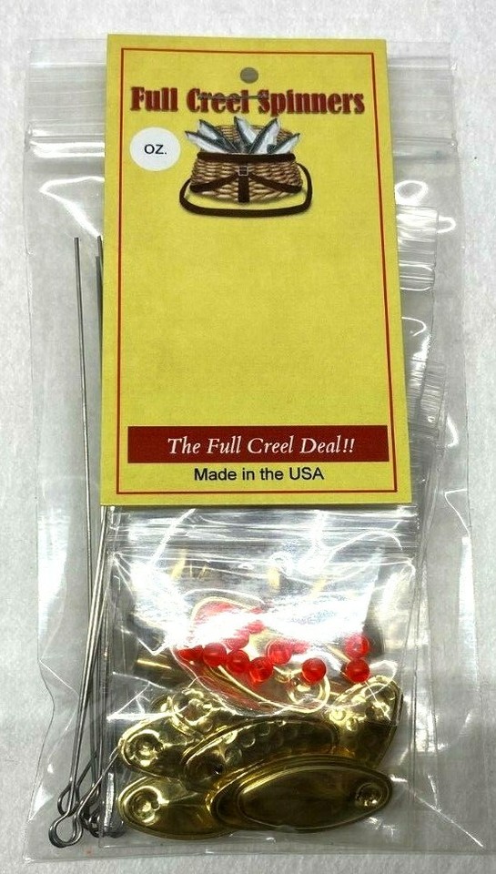 84 Pc Inline Quality Fishing Spinner Making Kit Trout Spinners DIY 1/8 ...