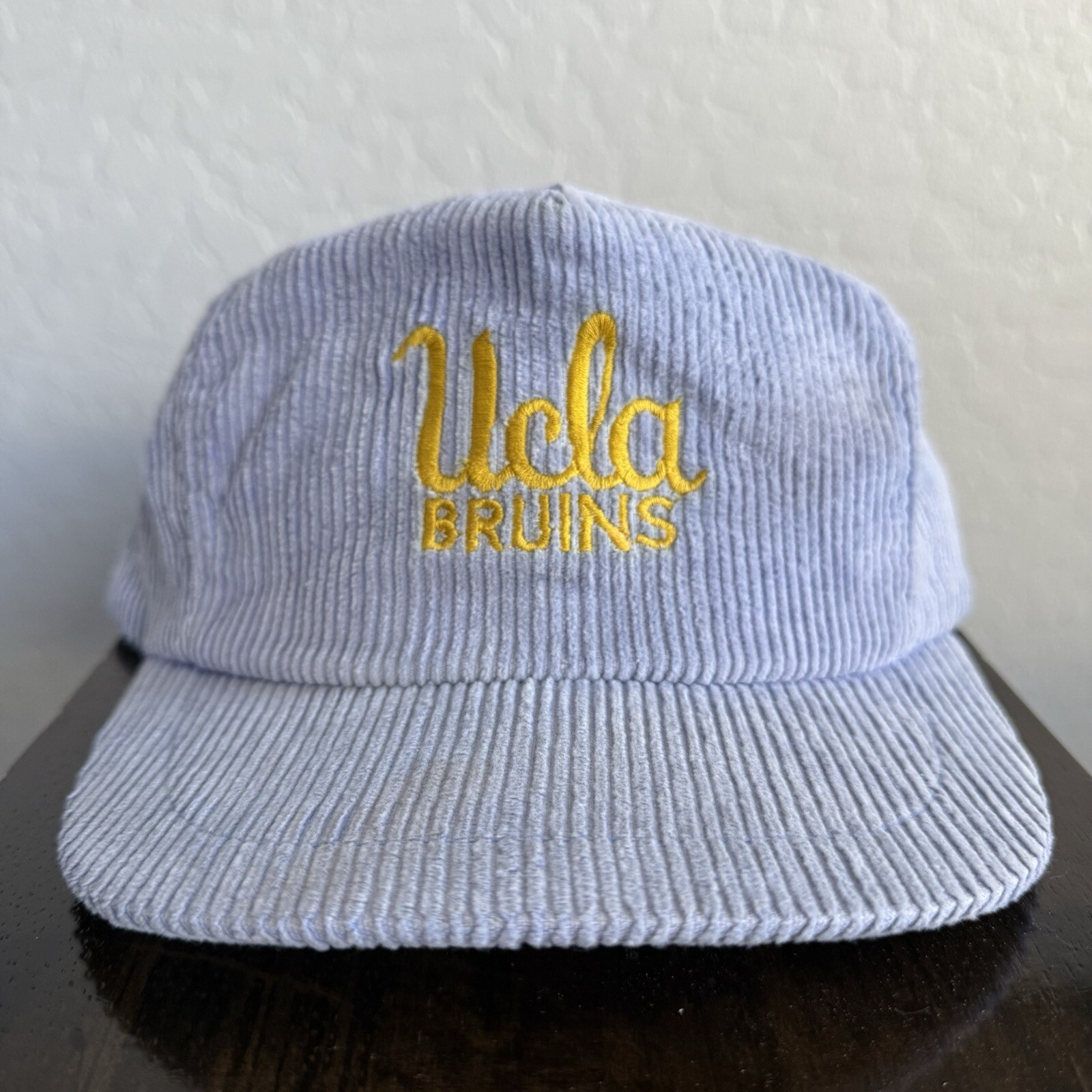 Vintage 80s/90s UCLA Bruins Corduroy Snapback Hat Blu… - Gem