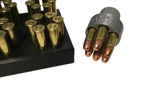 SSWI 357 38 Special Revolver Speed Loader, Loading Tray and Carrying ...