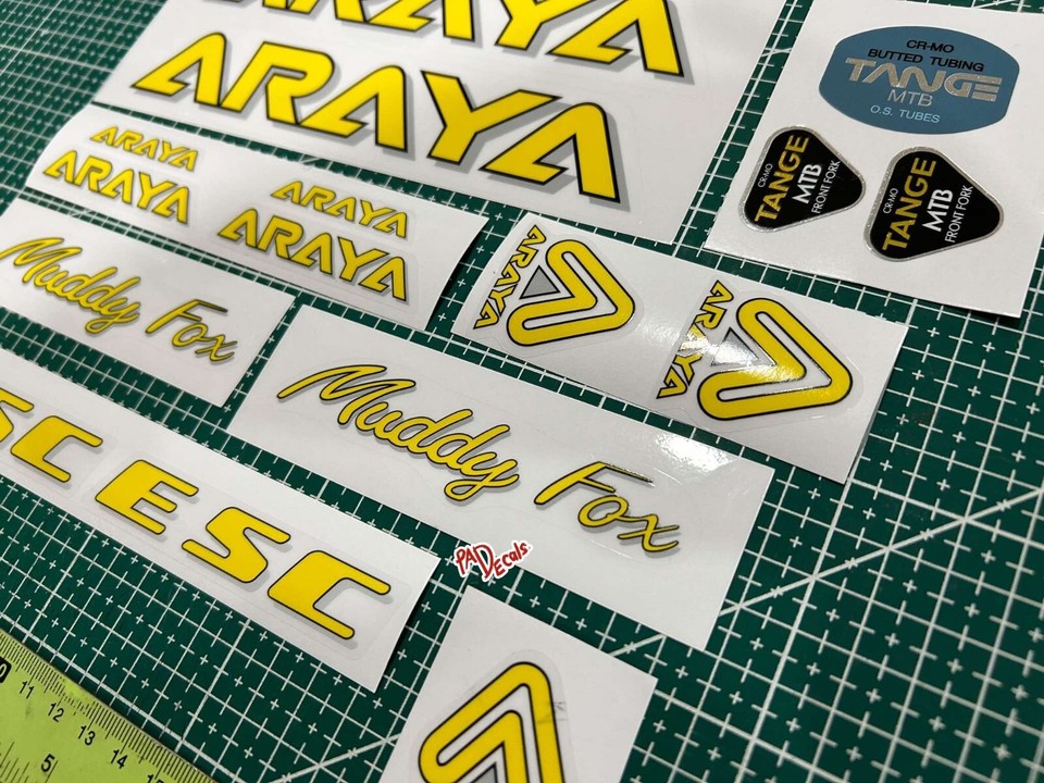 Araya Muddy Fox Bmx sticker decals | eBay