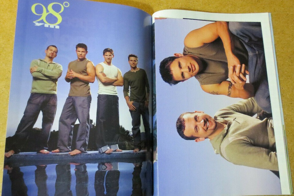 YM Magazine 98 Degress Nick Lachey Foldout Poster BBMAK Hoku Ho ...