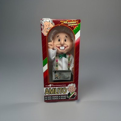 Lopez Obrador Amlo Amlito Peje Parlante 37 Cms Doll Includes box and ...