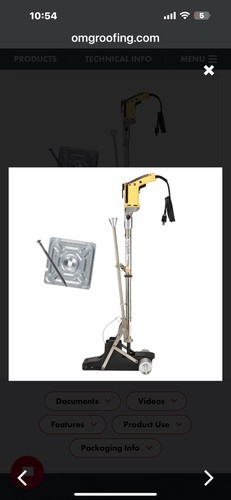 OMG BUILDEX ACCUTRAC III DRILL ROOF FASTENING SYSTEM INSUATION TOOL | eBay
