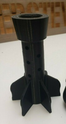 81mm Mortar Body - 3D printed Tail fin UNFINISHED - Super Strong ...