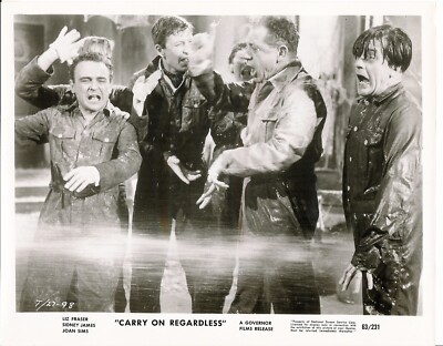 Carry On Cast x 6 in Carry on Regardless 1961 Original 8x10 Movie Still ...