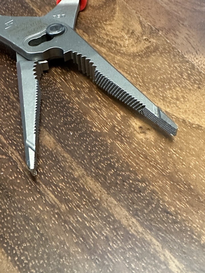 *NEW* Snap On LN47ACF & LN46ACF Needle Nose/Slip-Joint Combination RED ...