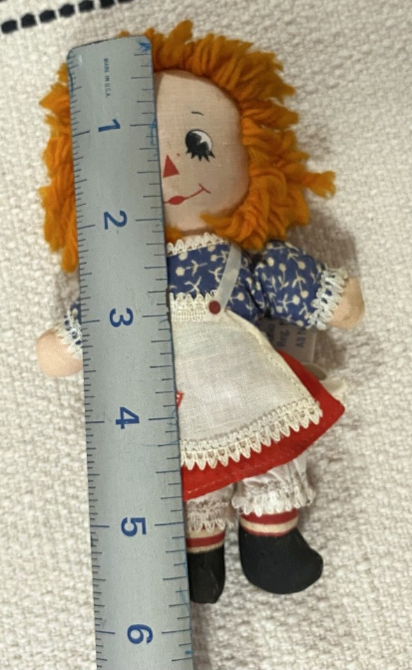 1950's Hallmark Raggedy Ann Doll 6” Yarn Hair Clothes | eBay