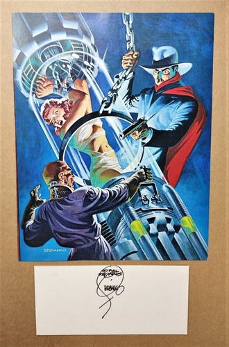 JIM STERANKO SHADOW COLOR PRINT WITH CUT AUTOGRAPH # 1! FREE SHIPPING ...
