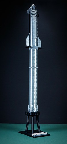 STARSHIP / SUPER HEAVY Spaceship movable parts Plastic model Space X 3D ...