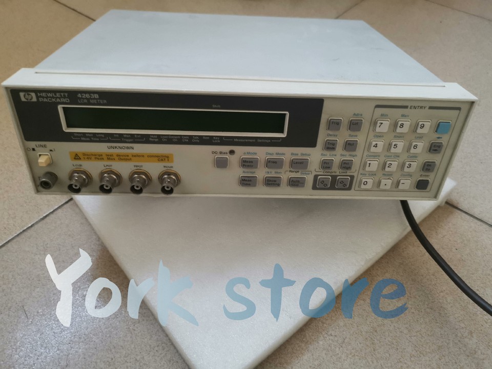 USED HP Agilent Keysight 4263B LCR Meter, 100Hz to 100kHz 100% Test ...