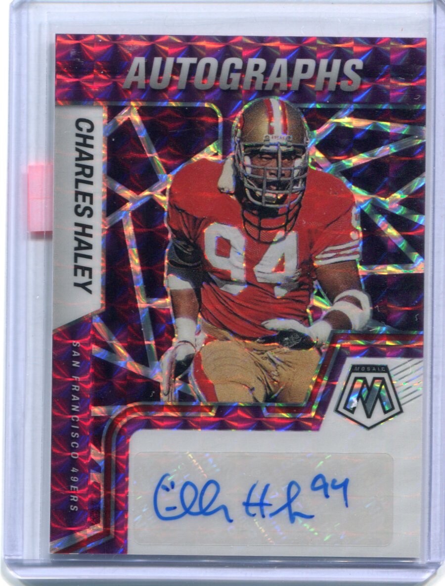 2022 Panini Prizm - CHARLES HALEY - Purple Autograph - SAN FRANCISCO ...