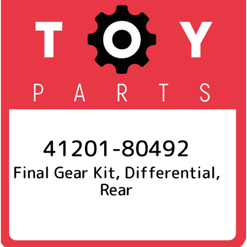 41201-80492 Toyota Final gear kit, differential, rear 4120180492, New ...