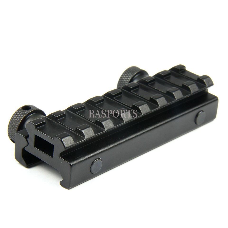 Flat top 0.5" inch See Through Riser Scope Rail Mount 8 slot Picatinny ...