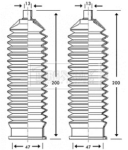 Steering Rack Boot fits FORD FOCUS Mk1, Mk1 TDCi LHD Only 98 to 05 ...