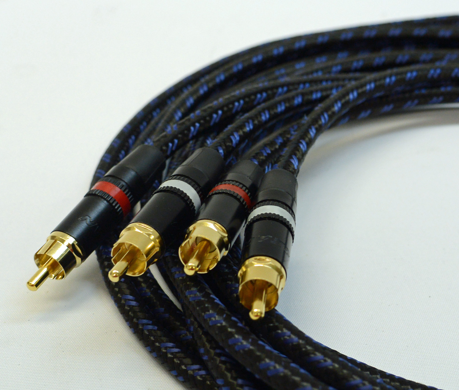 4x1,5 Meter Profi XLR-Cinch-Kabel für Revox PR99 Studer A810 A812 A816 ...