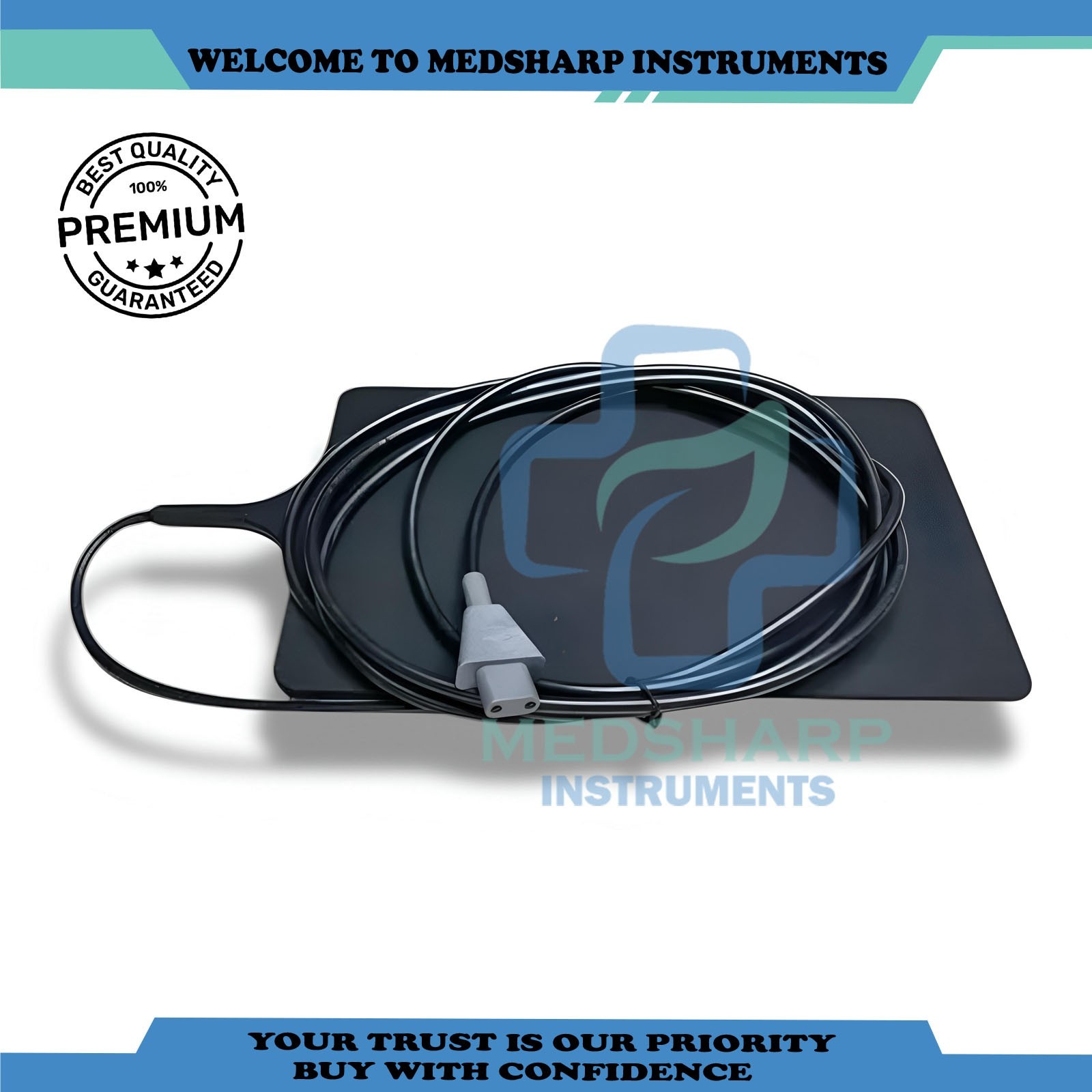 Reusable Non REM Patient Return Plate Electrosurgical Grounding Pad ...