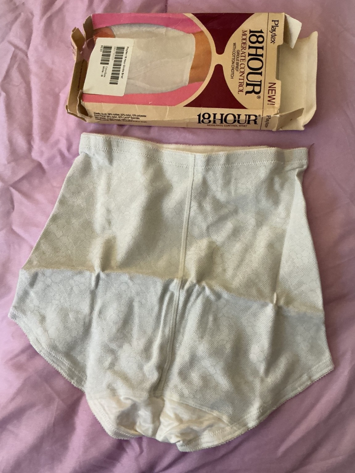 Vintage Beige Playtex 18 Hour Moderate Control Girdle Brief style 2563 ...