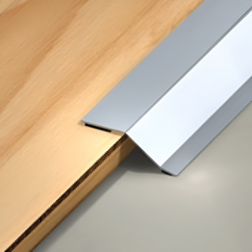 Barre de seuil à rattrapage de niveau - adhésif - inox - 50 x 930 mm ...