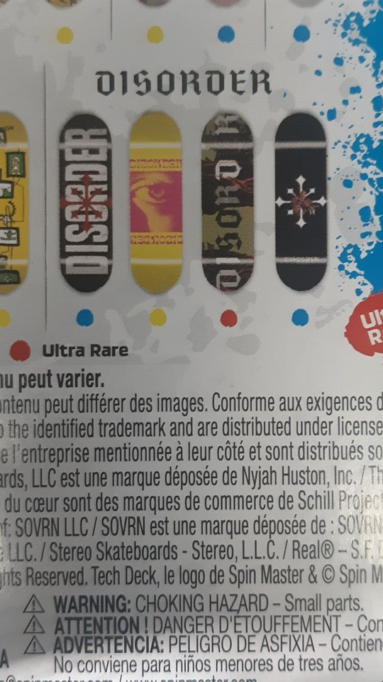 Disorder Tech Deck Skateboards Ultra Rare Lot Visions and Abstrakt ...