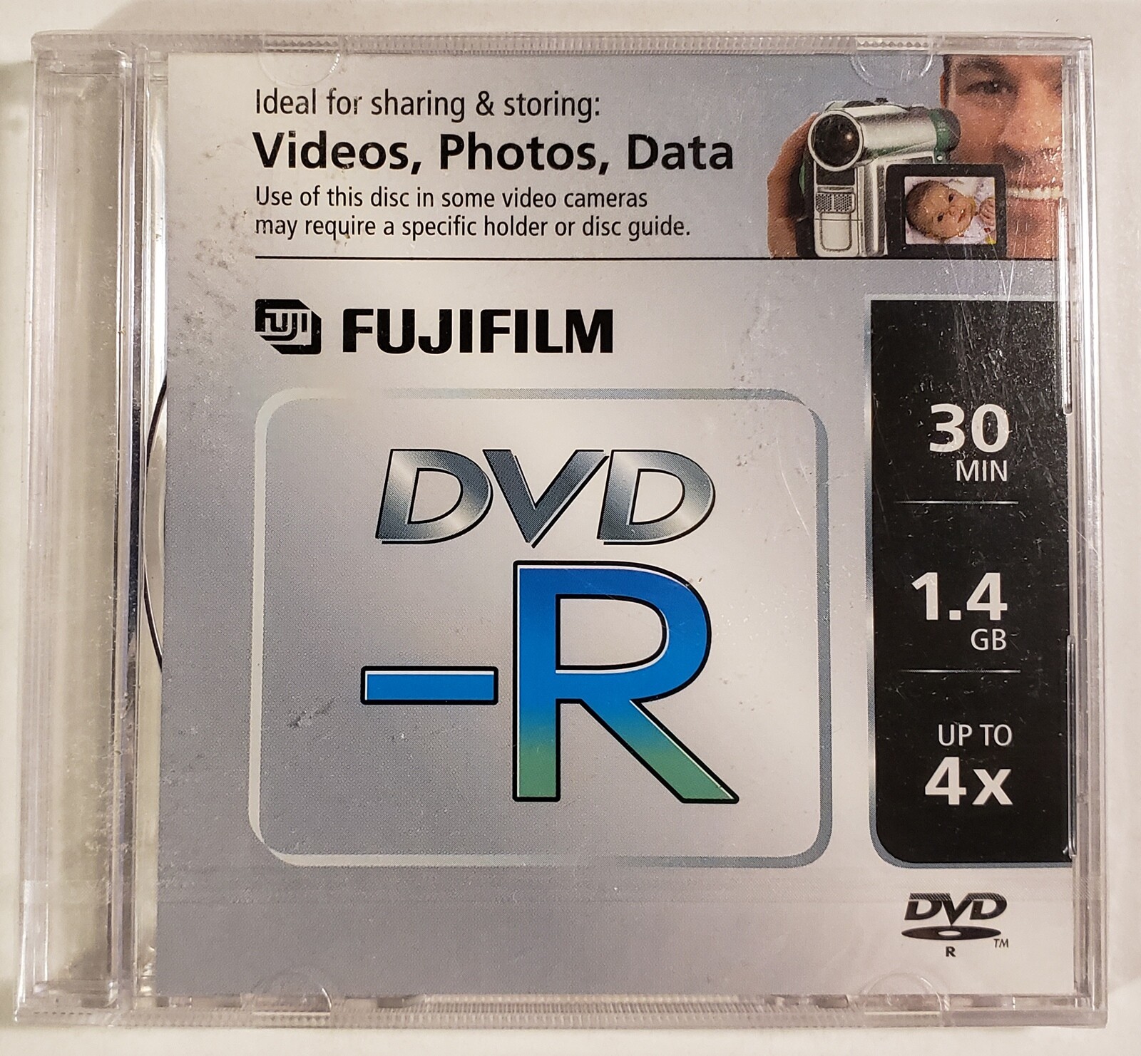 FUJIFILM DVD-R 30 Min 1.4GB 4x Sealed New | eBay