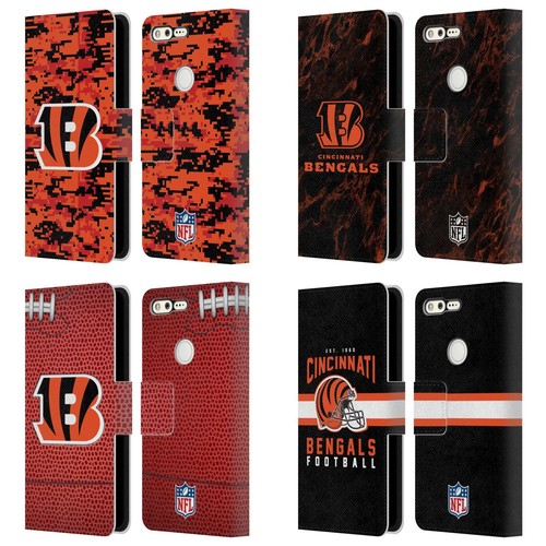 NFL CINCINNATI BENGALS GRAPHICS LEATHER BOOK WALLET CASE COVER FOR ...