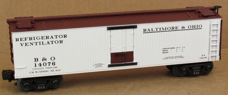 MTH Railking 30-8604 B&O Wood-Sided Reefer Car DIE-CAST O-Gauge NIB | eBay