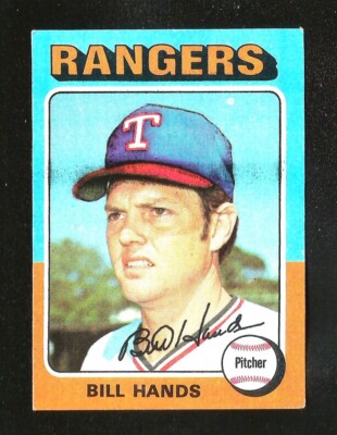 1975 Topps SET BREAK #412 BILL HANDS TEXAS RANGERS (SB1) | eBay