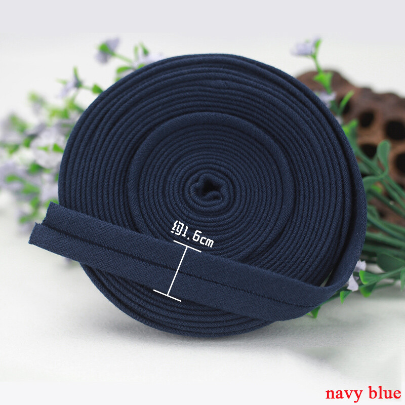 5M Cotton Elastic Bias Binding Ribbon Strap DIY Sewing Crafts Webbing ...