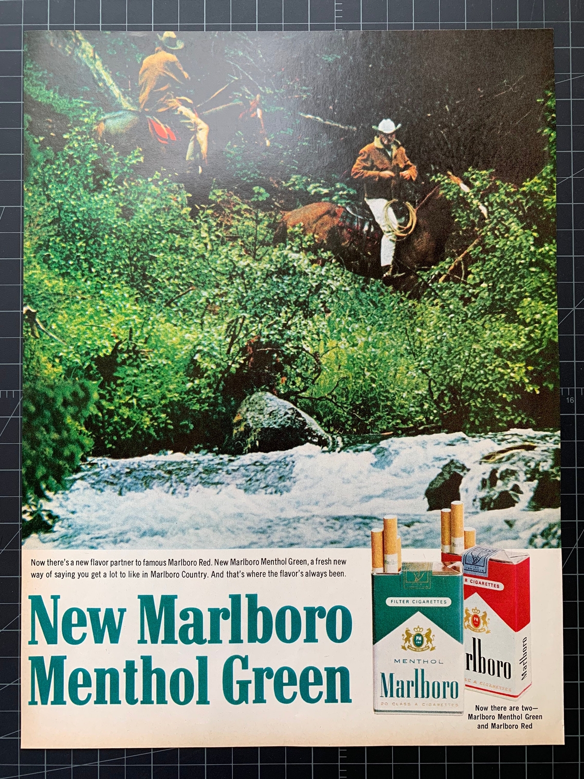 Vintage 1966 Marlboro Menthol Cigarettes Print Ad | eBay