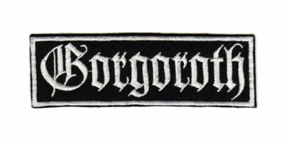 Gorgoroth Embroidered Patch Norwegian Black Metal Music Band Logo - Sew ...