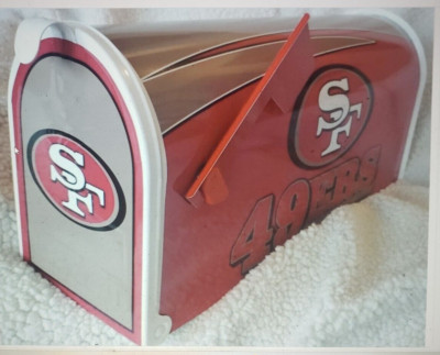 JUMBO San Francisco 49ers Mailbox ~ TICKETS~HELMETS~HATS~NO PAINT~NO ...