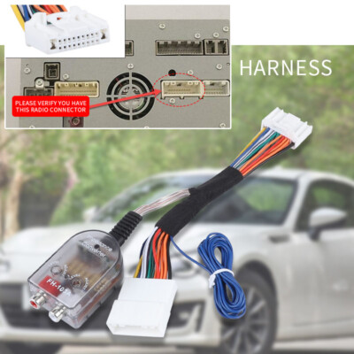 Radio Stereo Add Subwoofer Amplifier Adapter Harness For Nissan ...