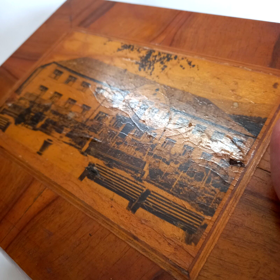 Antique 19th Century Victorian Jewelry Wooden Box Storage Box Handmade ...