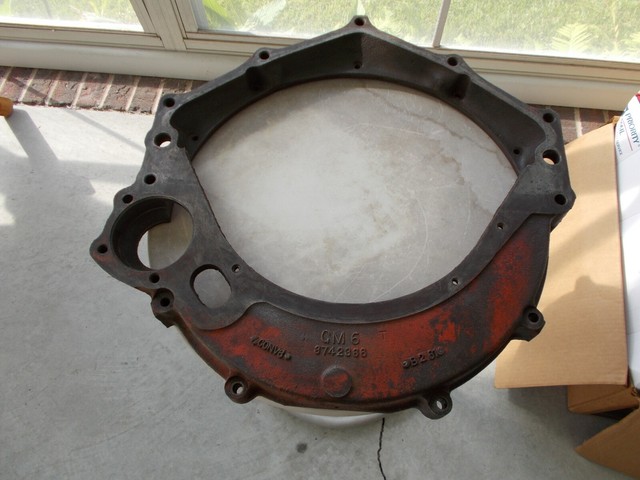 1959 Chevrolet Small Block V8 Cast Iron Powerglide Transmission Adapter ...